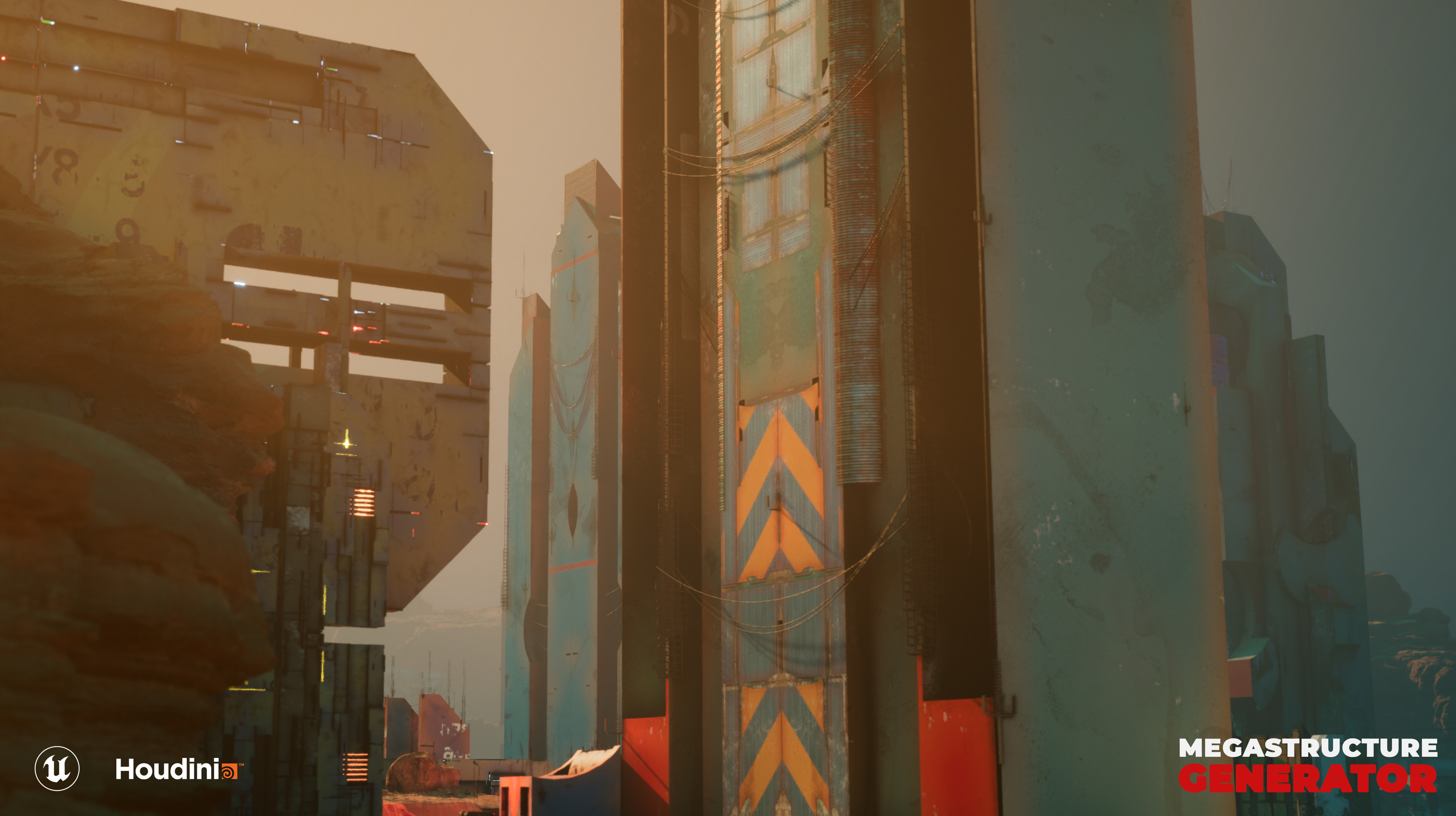 Radu Cius Houdini procedural generation tutorials - Houdini generated ...