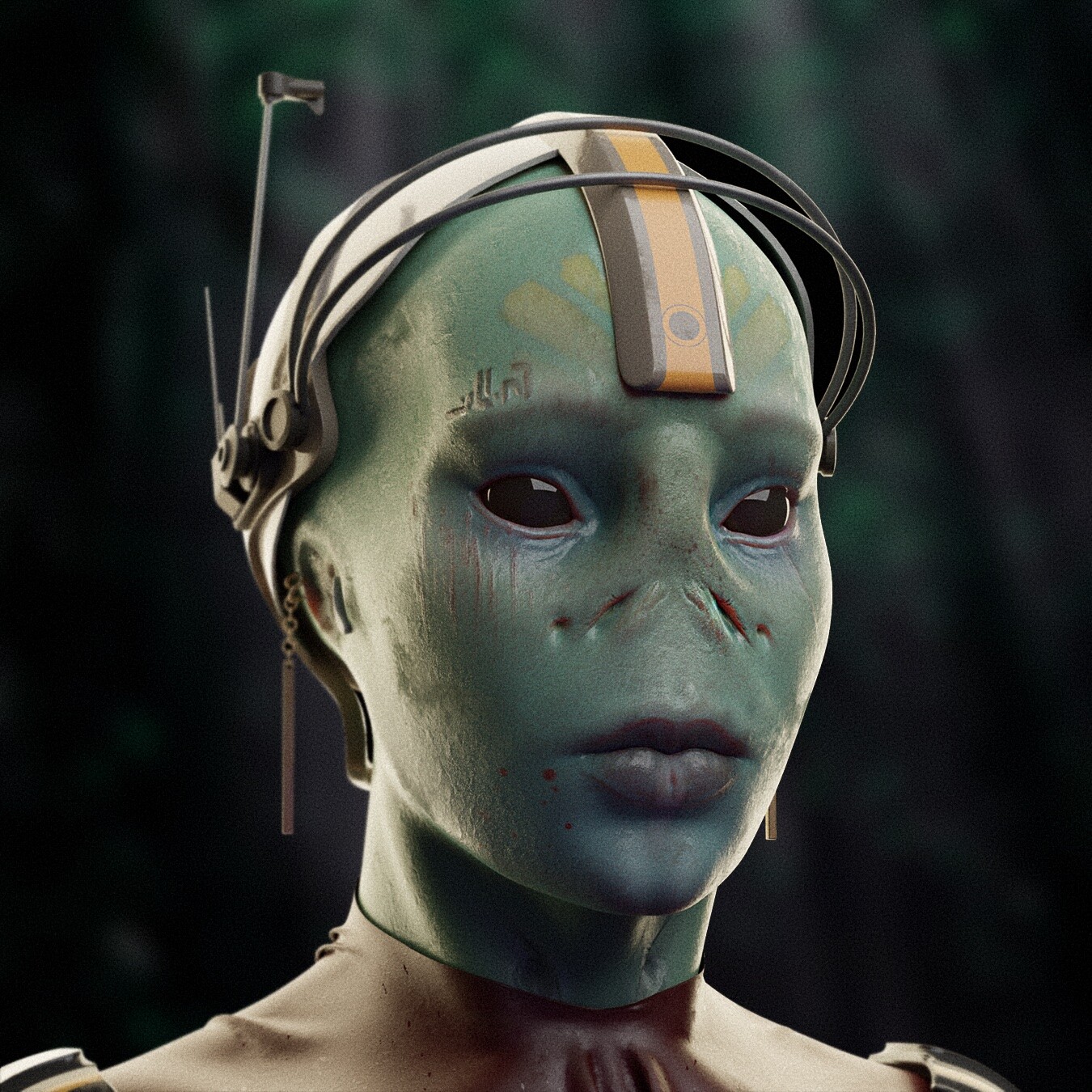 ArtStation - Young alien soldier