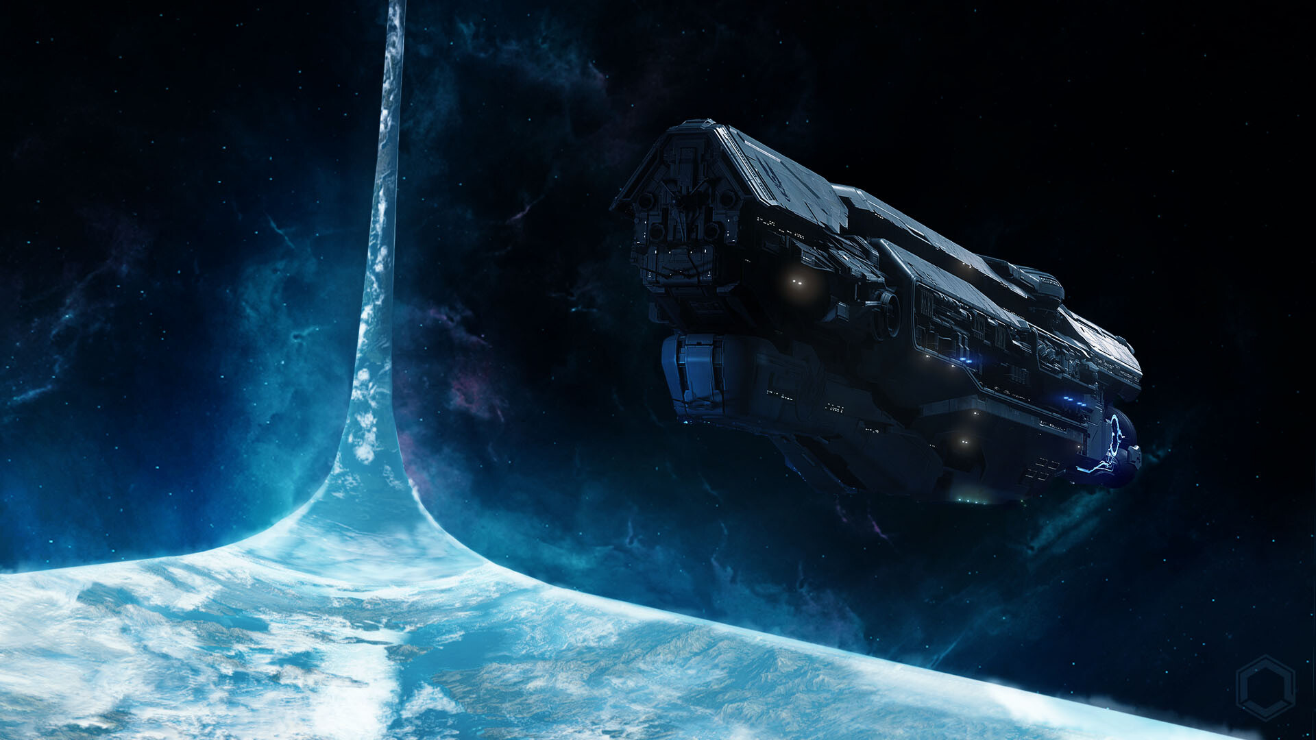 ArtStation - UNSC Infinty on HALO