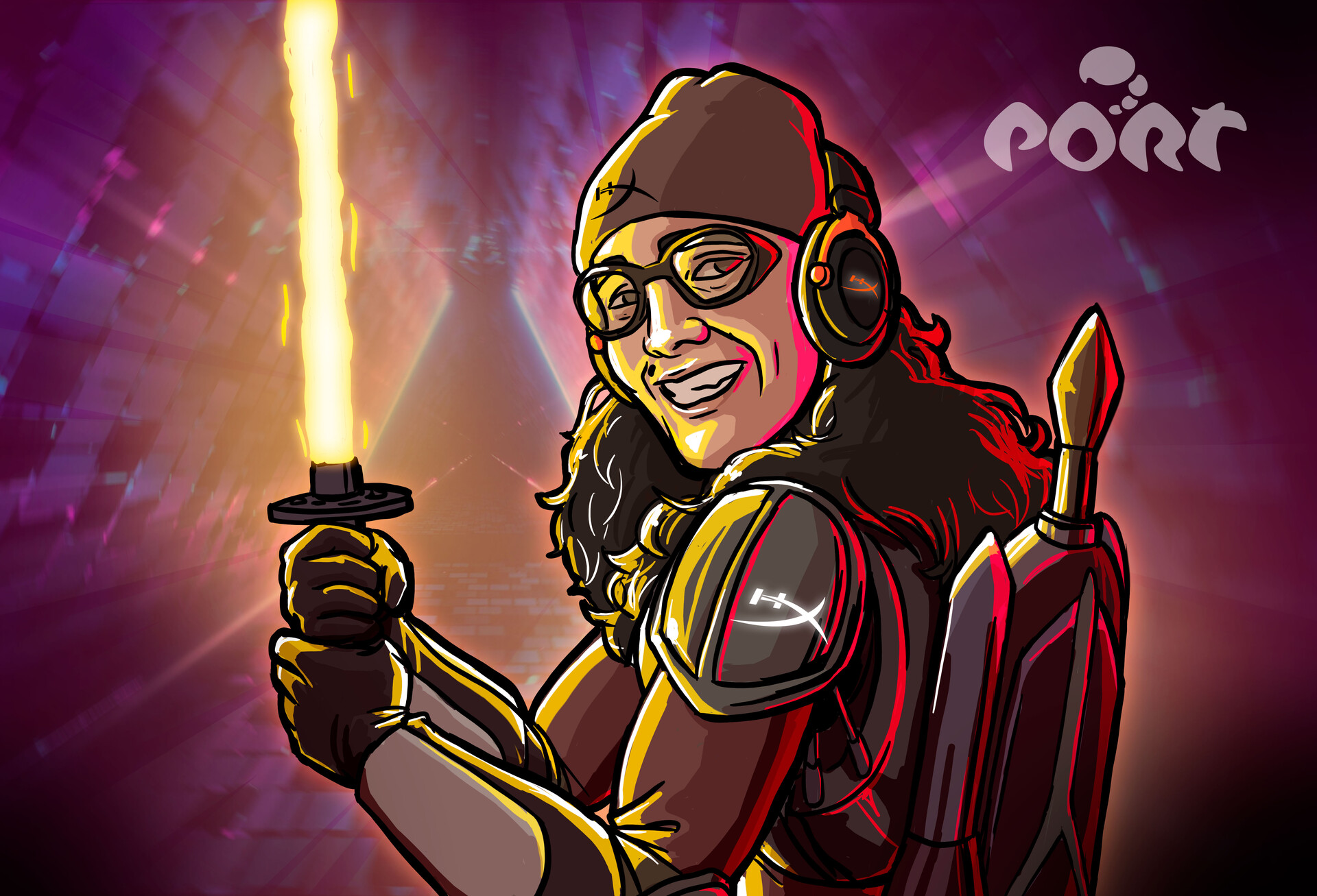 ArtStation - Illustrations for launch of Hyper x