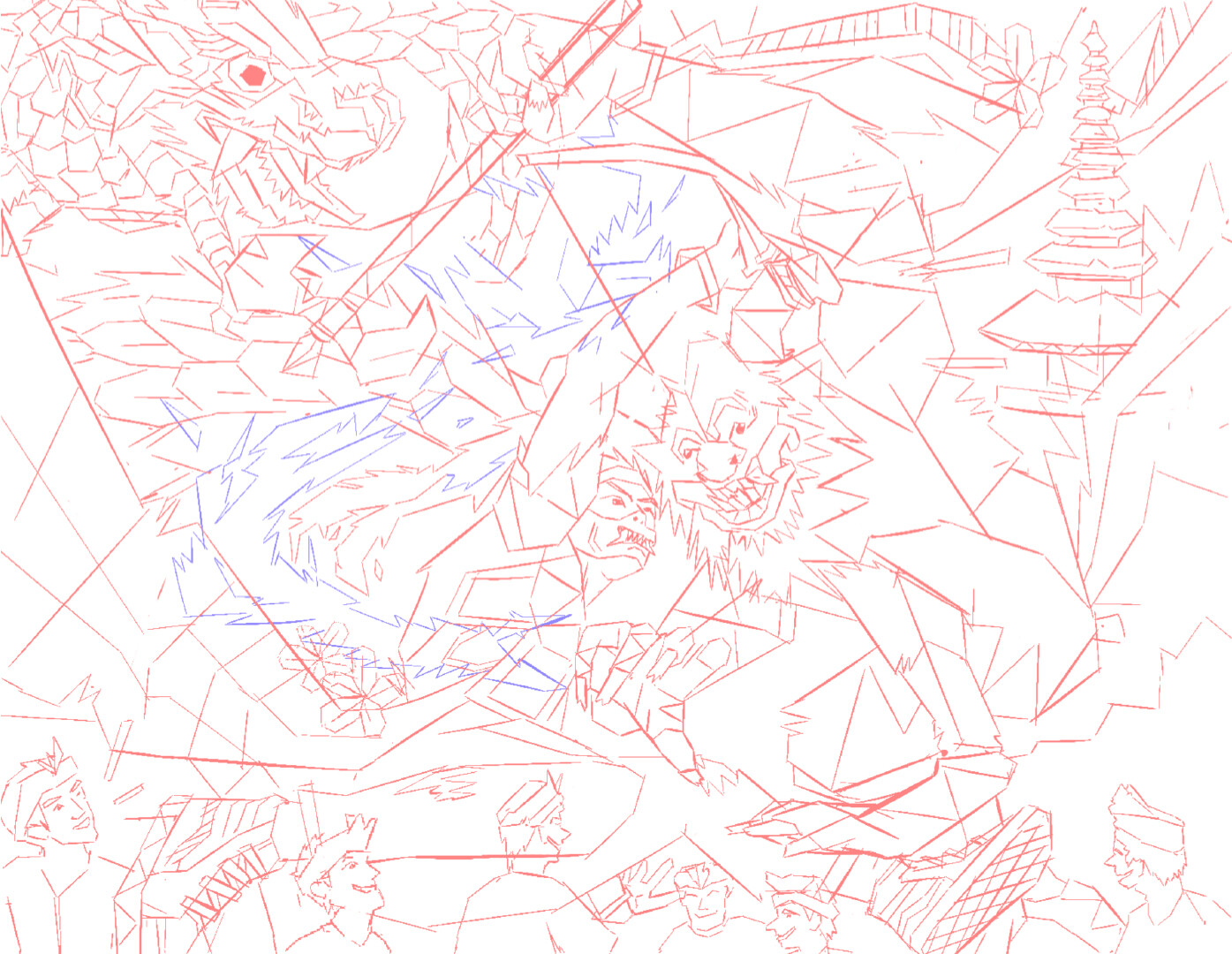 Novan Edo - Illustration Music Cover "Battle" 2023