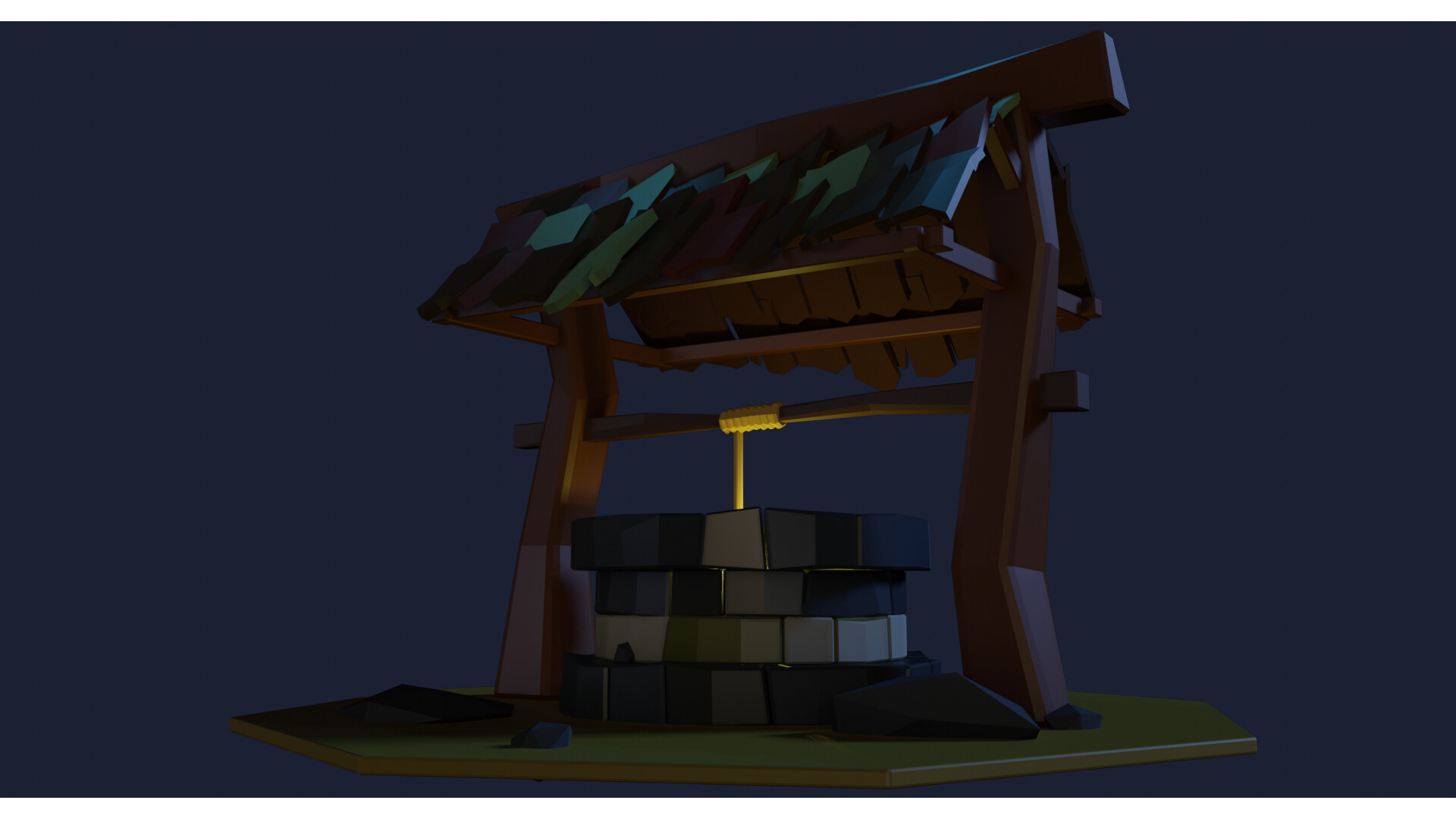 ArtStation - LowPoly Well