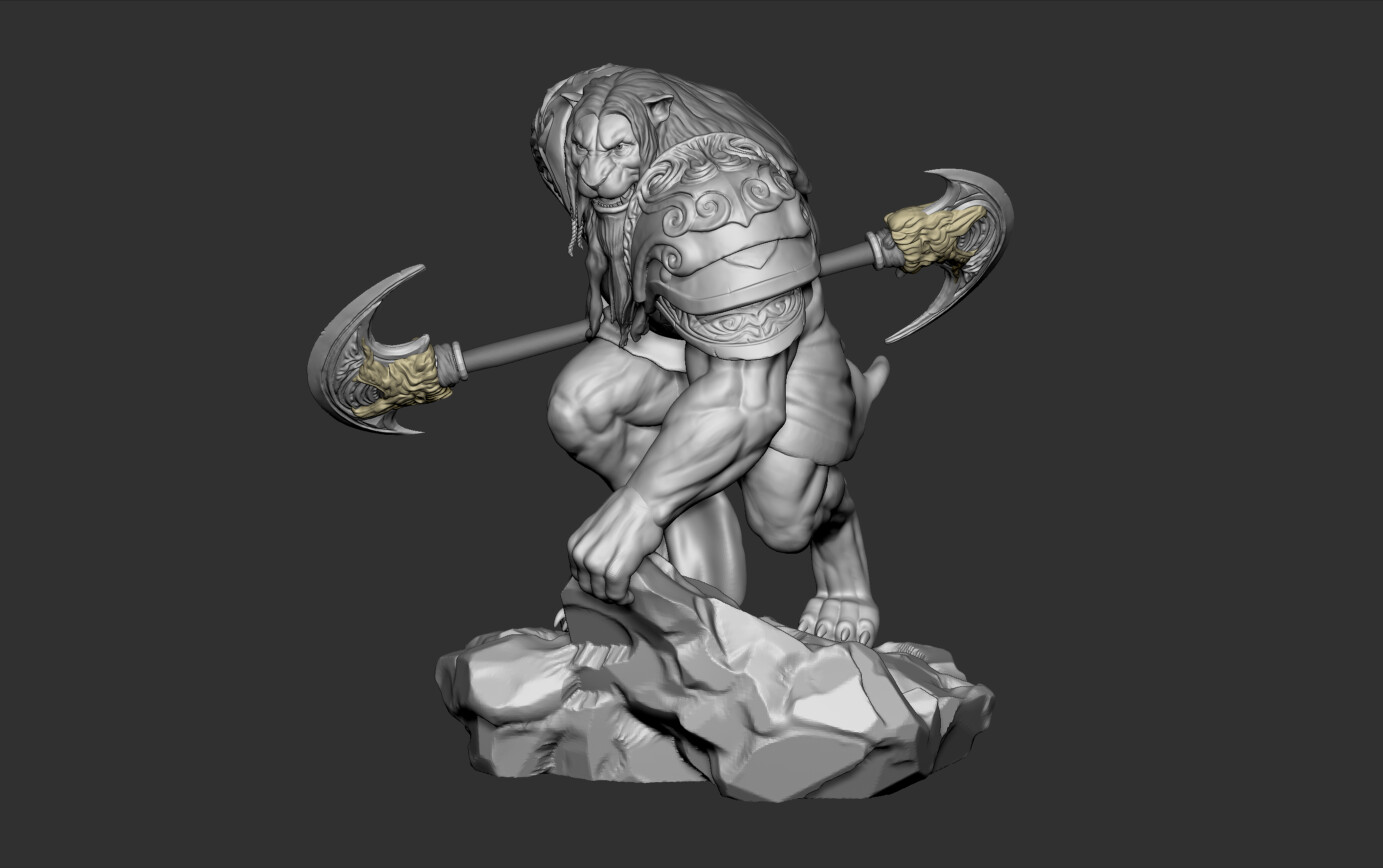 ArtStation - Ajani Goldmane(WIP)