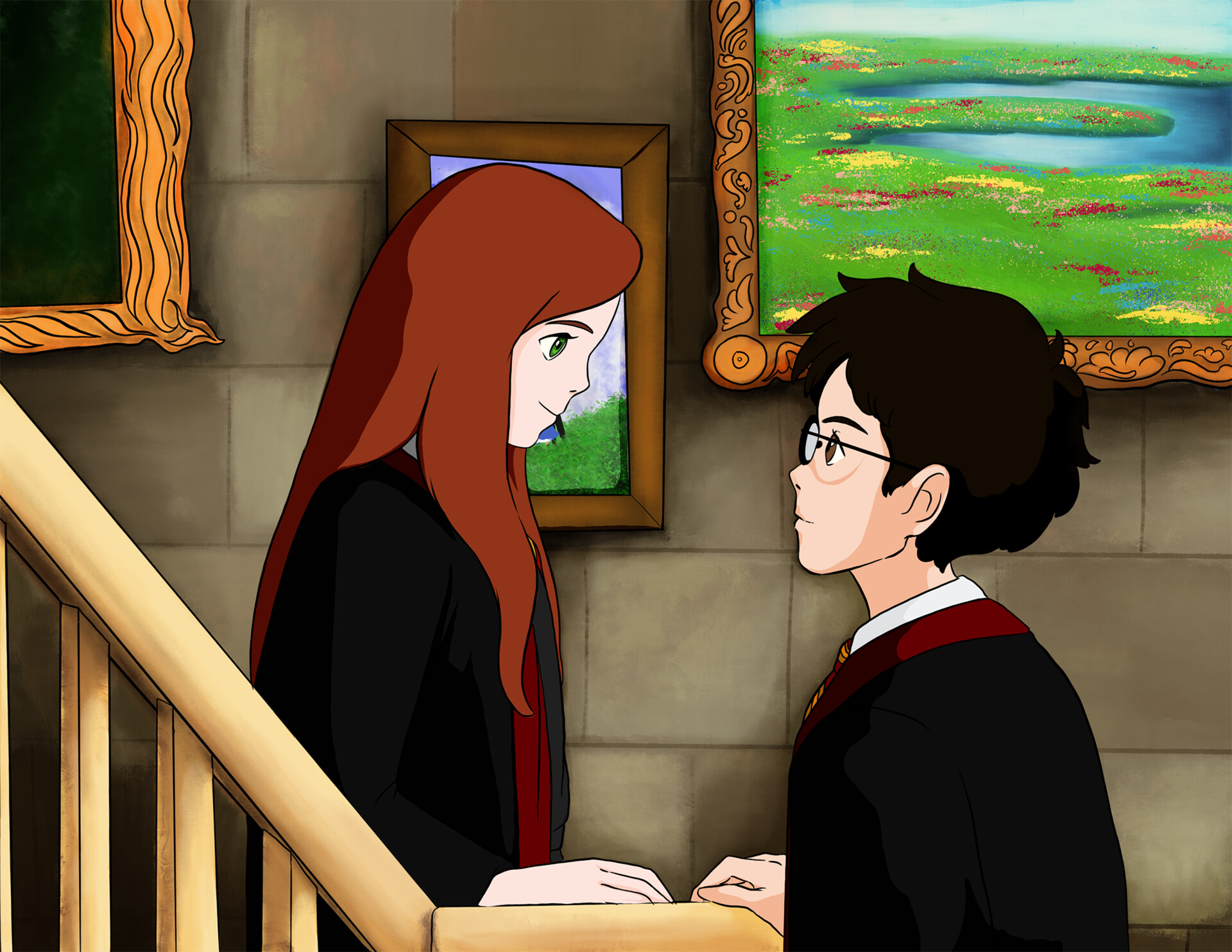 ArtStation - Harry Potter; Studio Ghibli Style