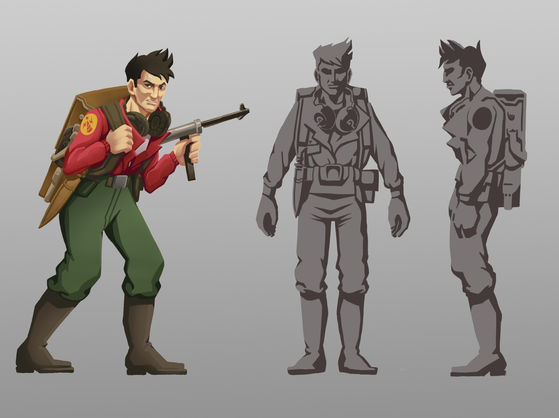 ArtStation - Communication's Expert [TF2 Style Study]