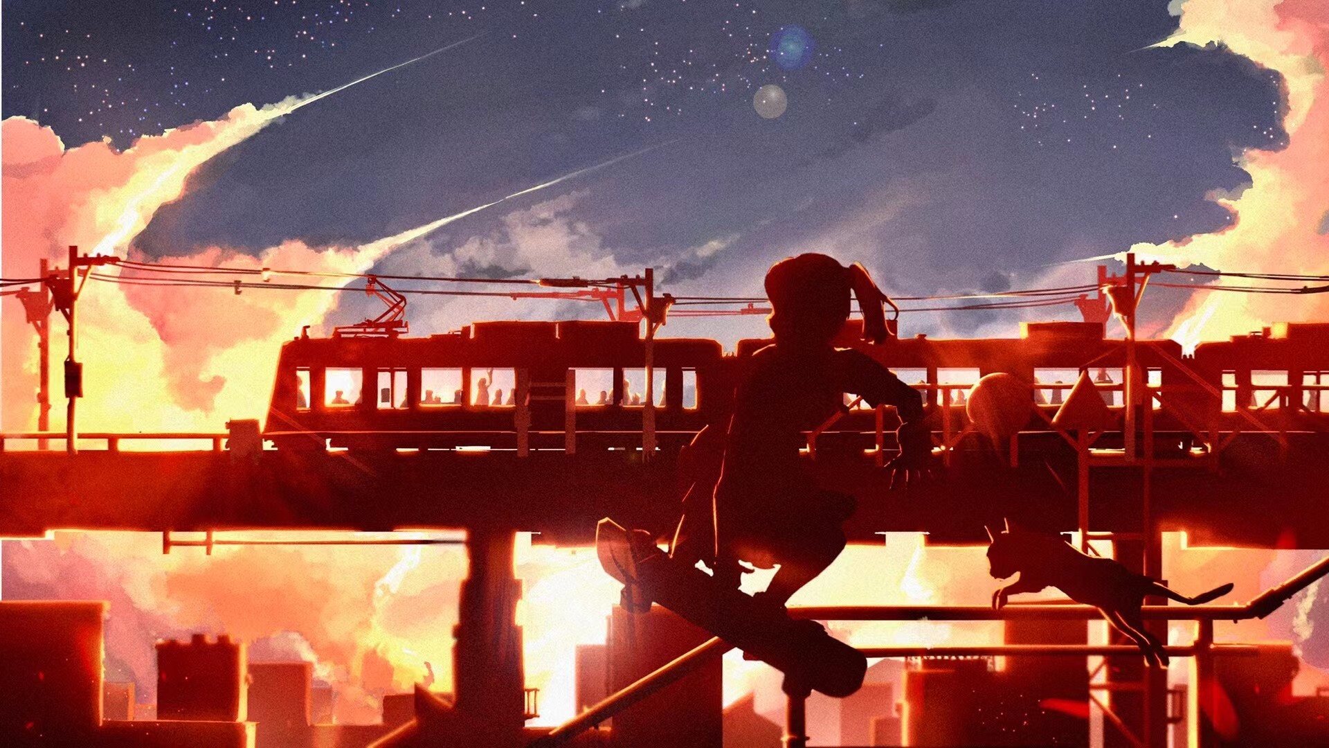 ArtStation - the setting sun