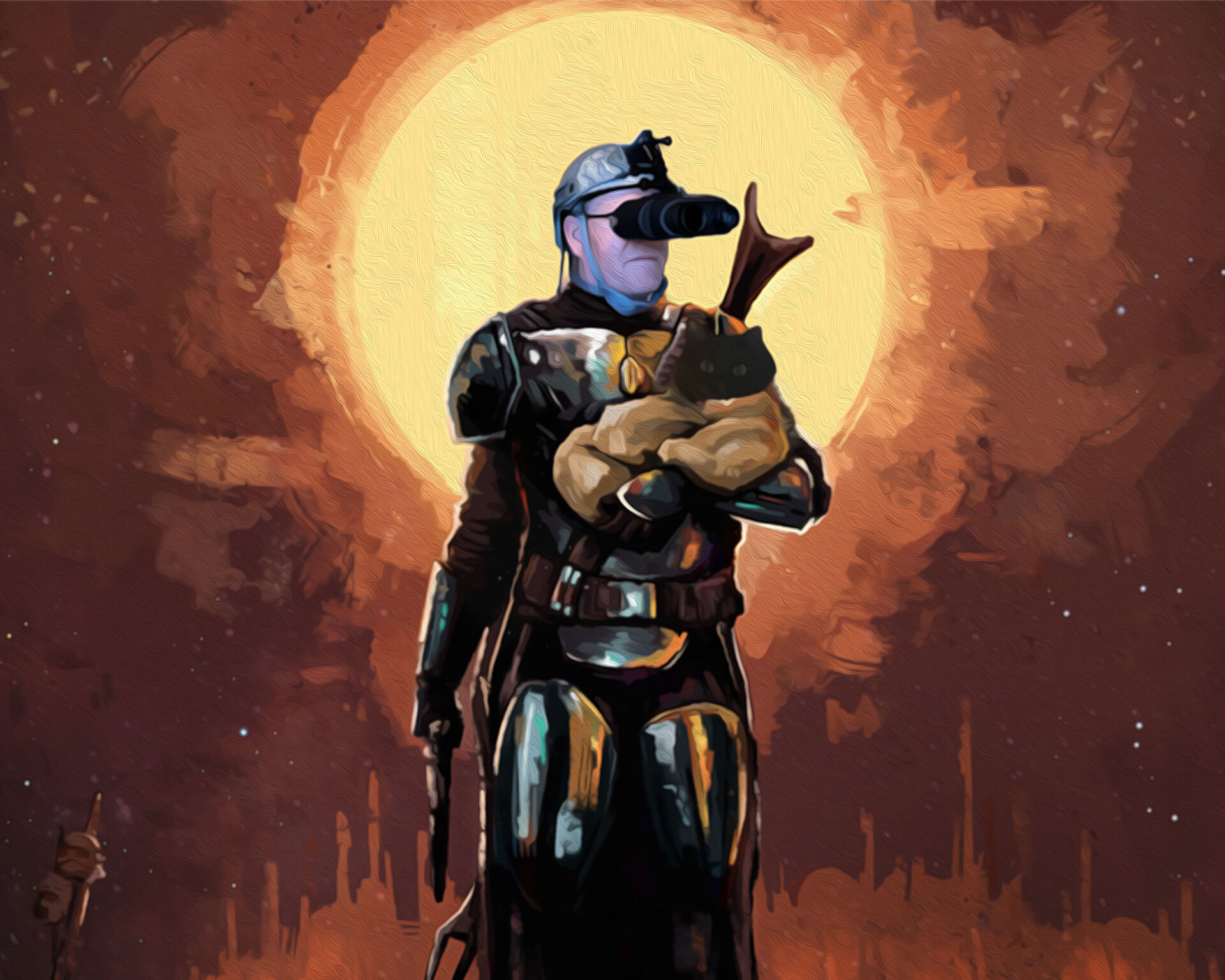 ArtStation - 2023 Mandalorian Dad Birthday Gift