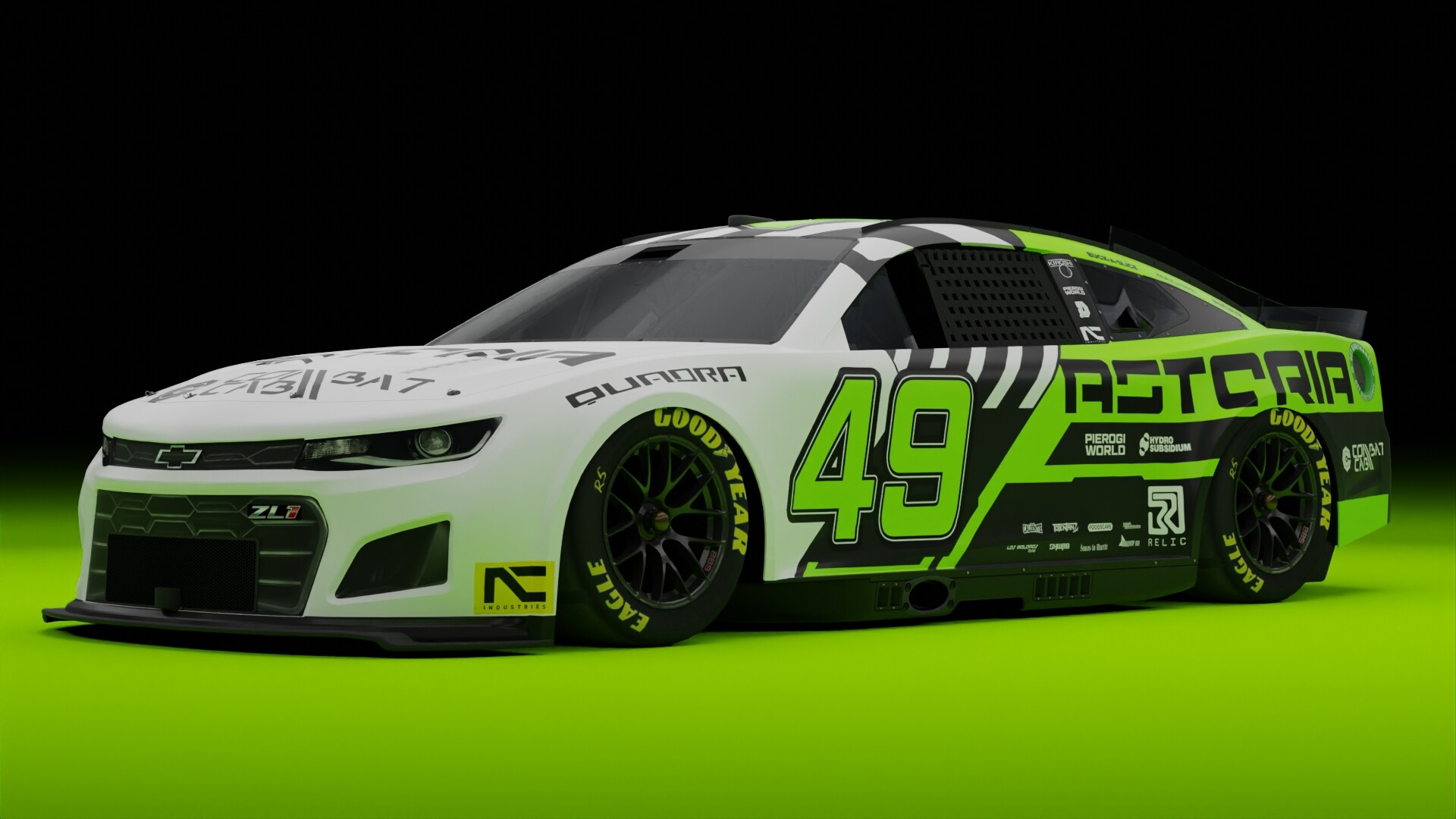 ArtStation - NASCAR Chevrolet Camaro Astoria livery