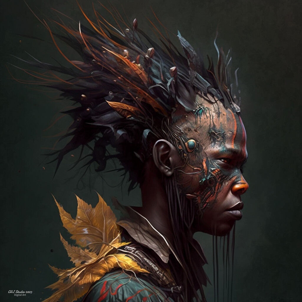 ArtStation - People of a mythical tribe