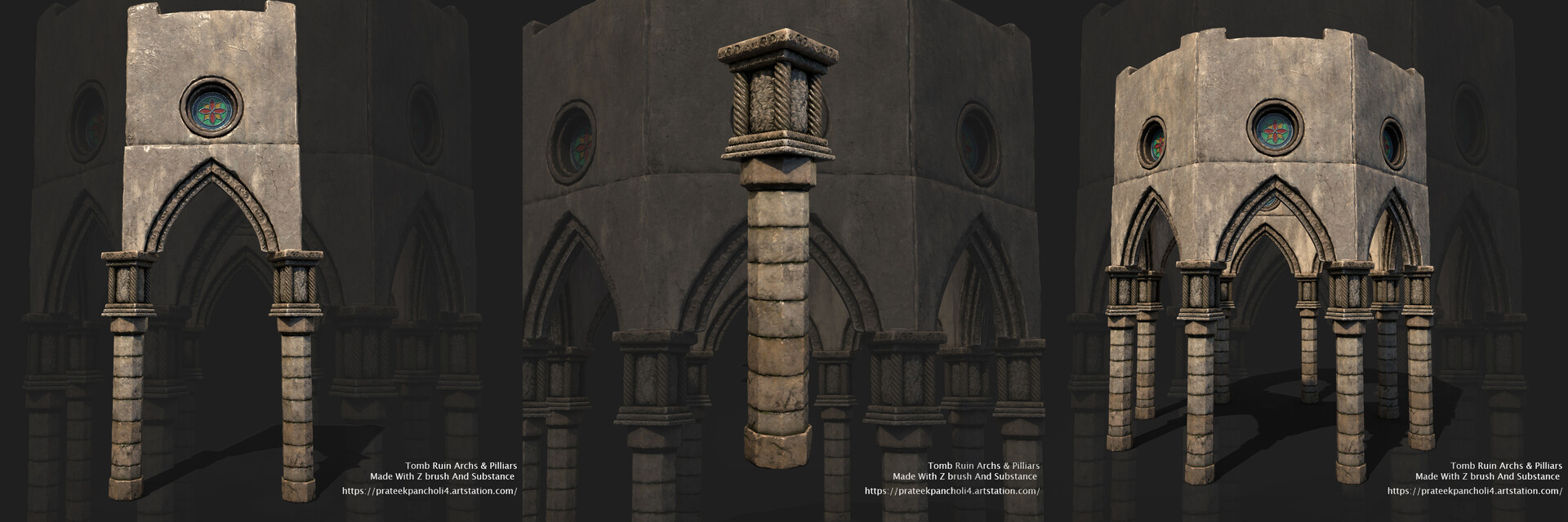 ArtStation - Tomb Ruins Props & Assests