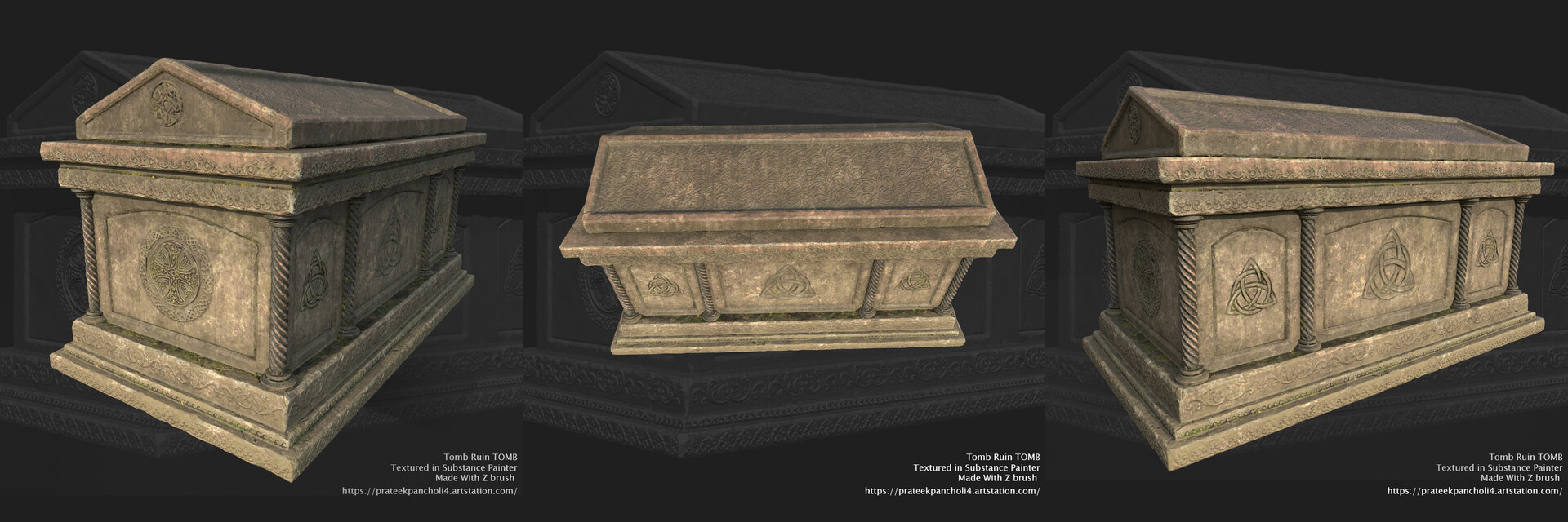 Prateek pancholi - Tomb Ruins Props & Assests