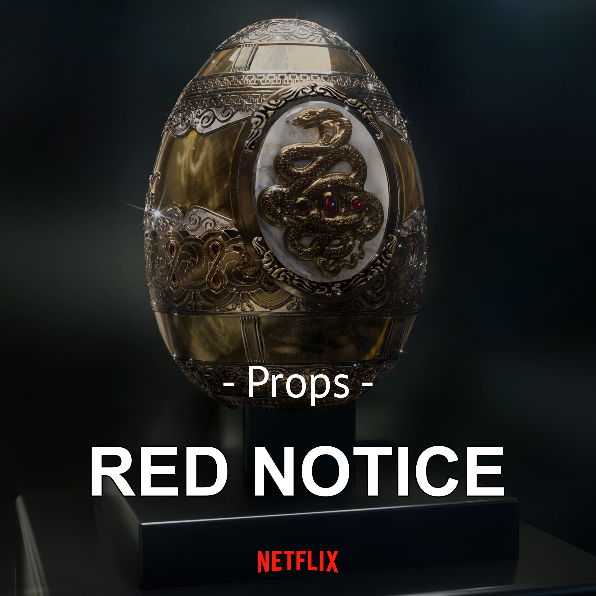 AOD Visuals - The Art of Direction - RED NOTICE PROPS