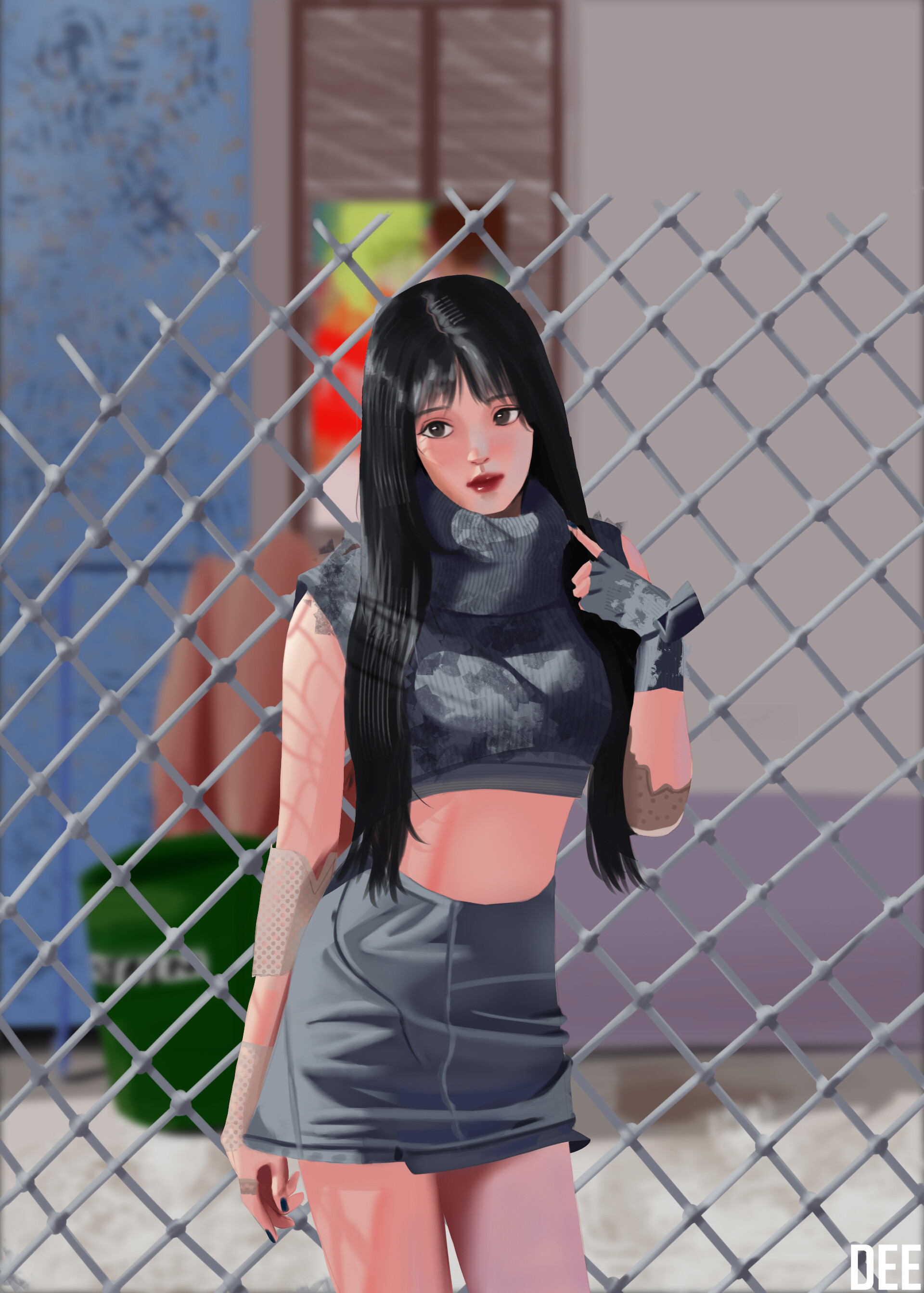 ArtStation - Cool girl