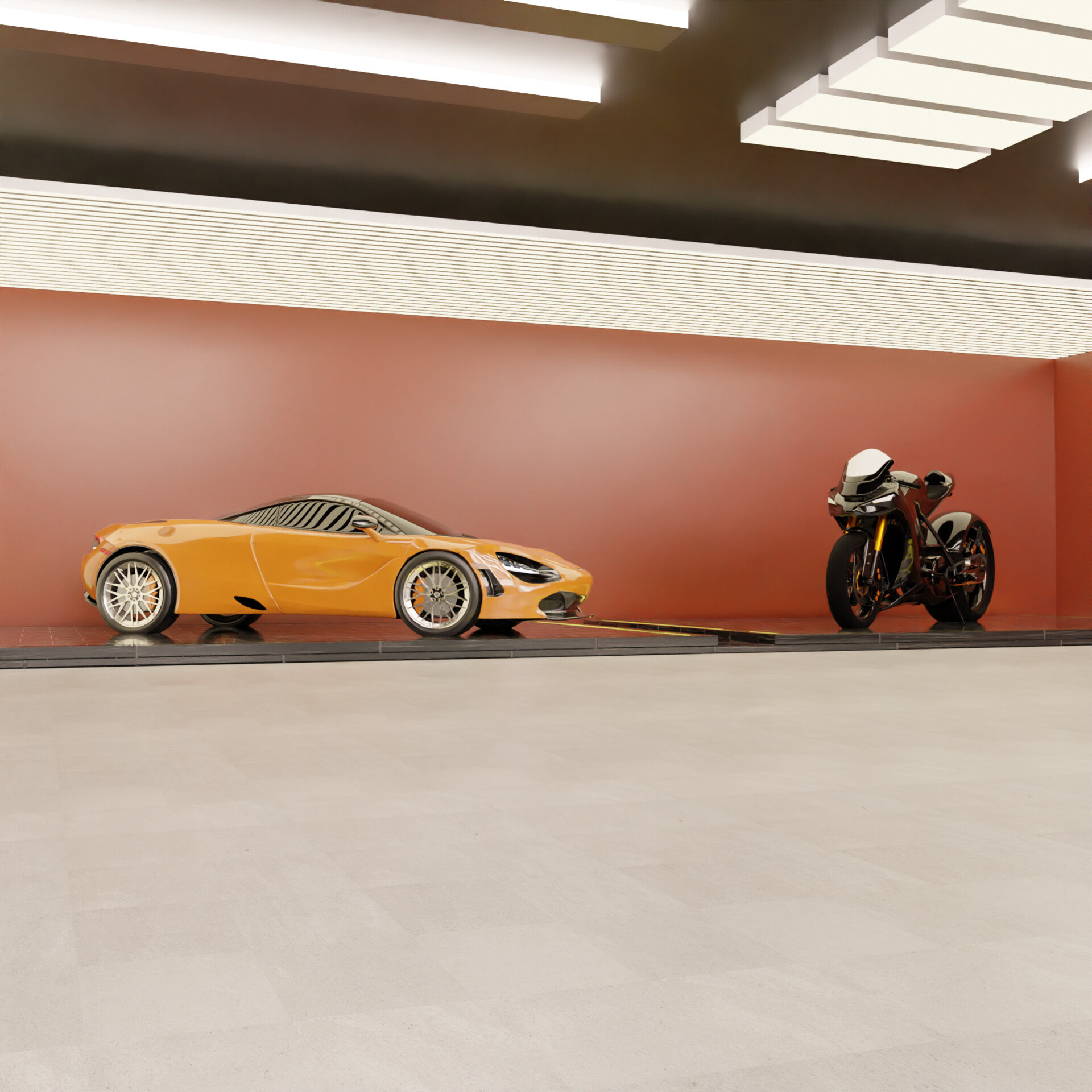 ArtStation - 3D Car Showroom