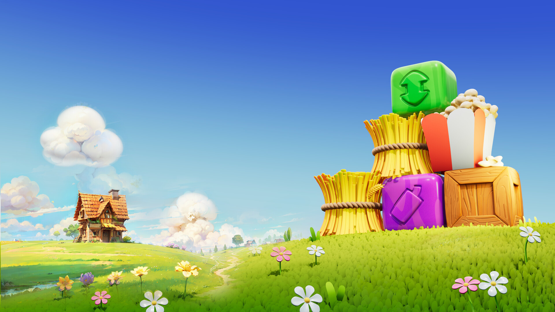 ArtStation - cartoon scene