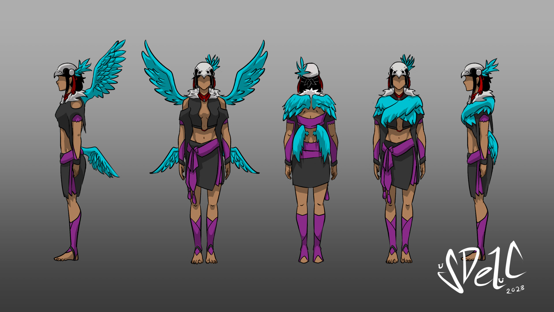 Gerard Romuel G. Cledera - OG Character AIRIN - Filipino Mythical BIrd ...