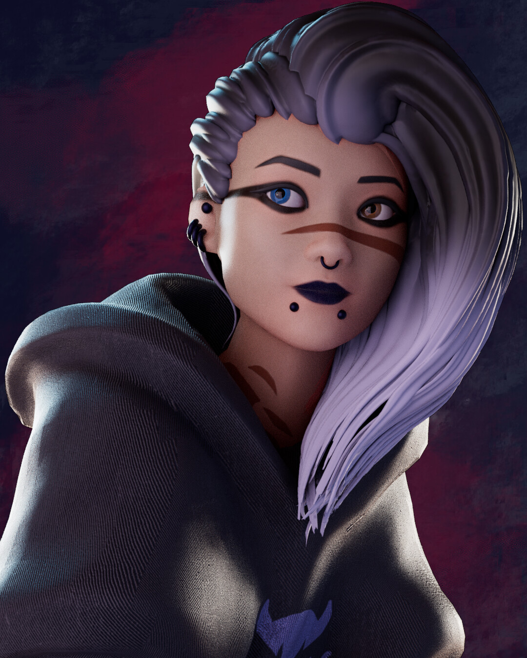 ArtStation - Valorant's Fade having an off duty kinda day