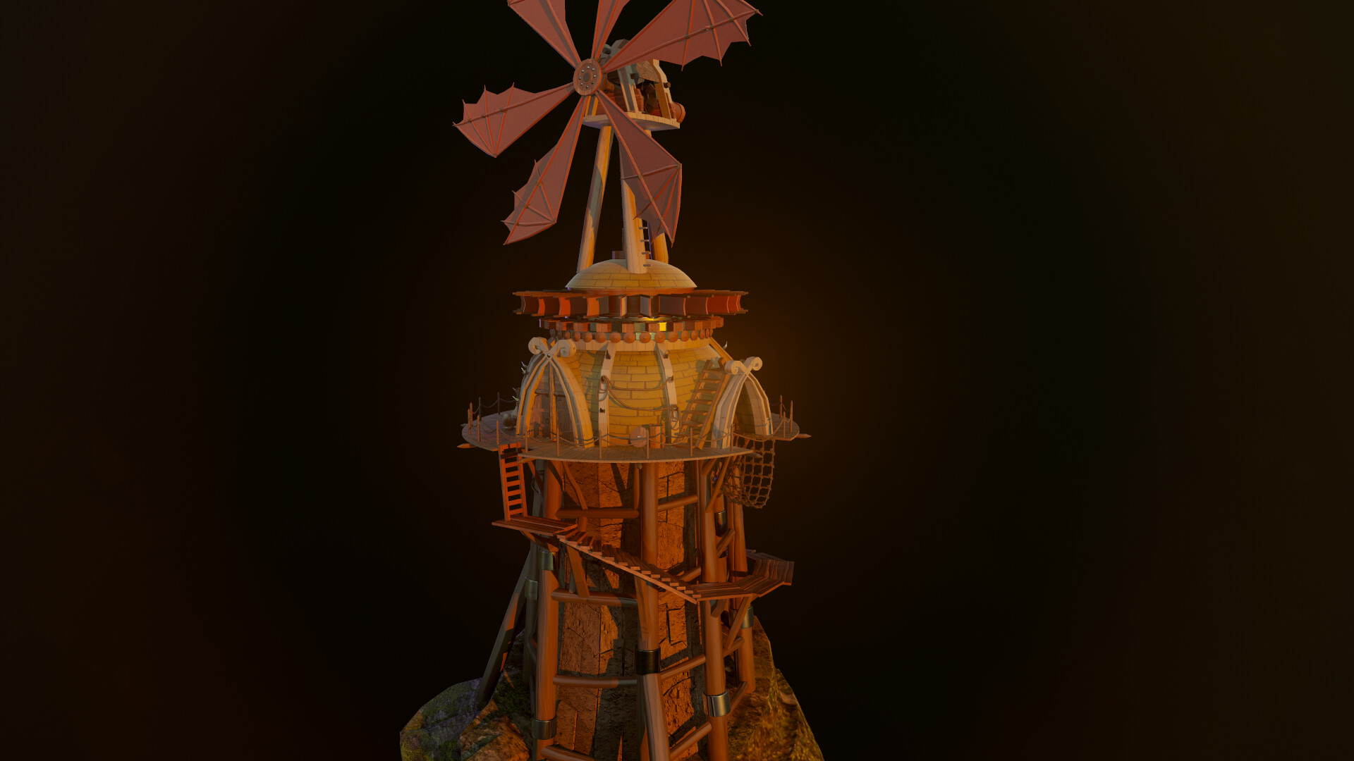 ArtStation - Windmill - How To Train Your Dragon