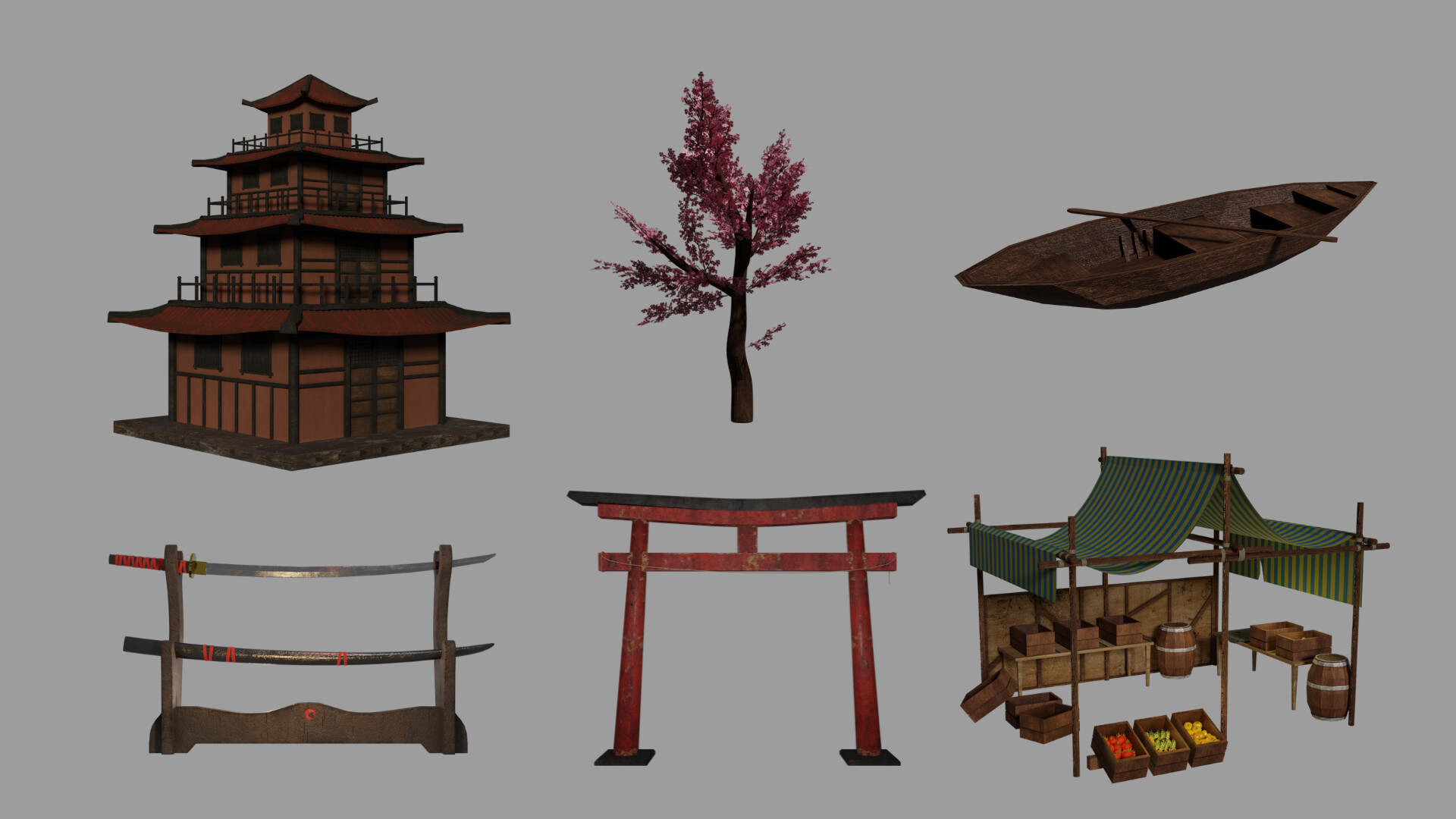 ArtStation - Japanese Assets