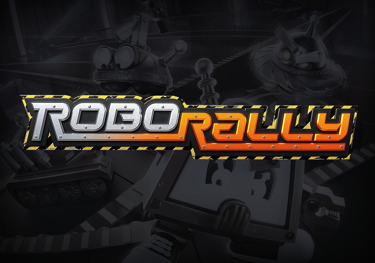 ArtStation - Robo Rally board game logo design for Renegade Game Studios