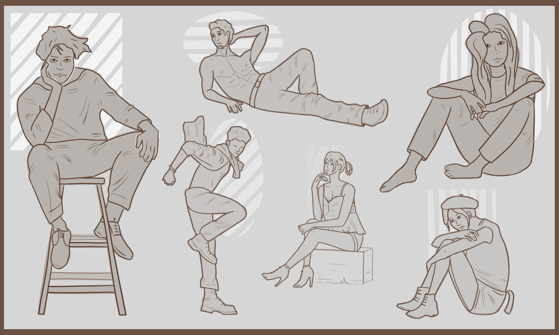 Male Pose Reference Sitting Male Pose Reference Sitting