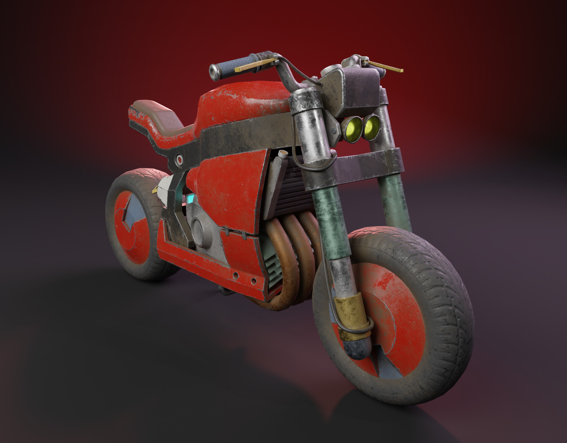 ArtStation - Cyberpunk bike