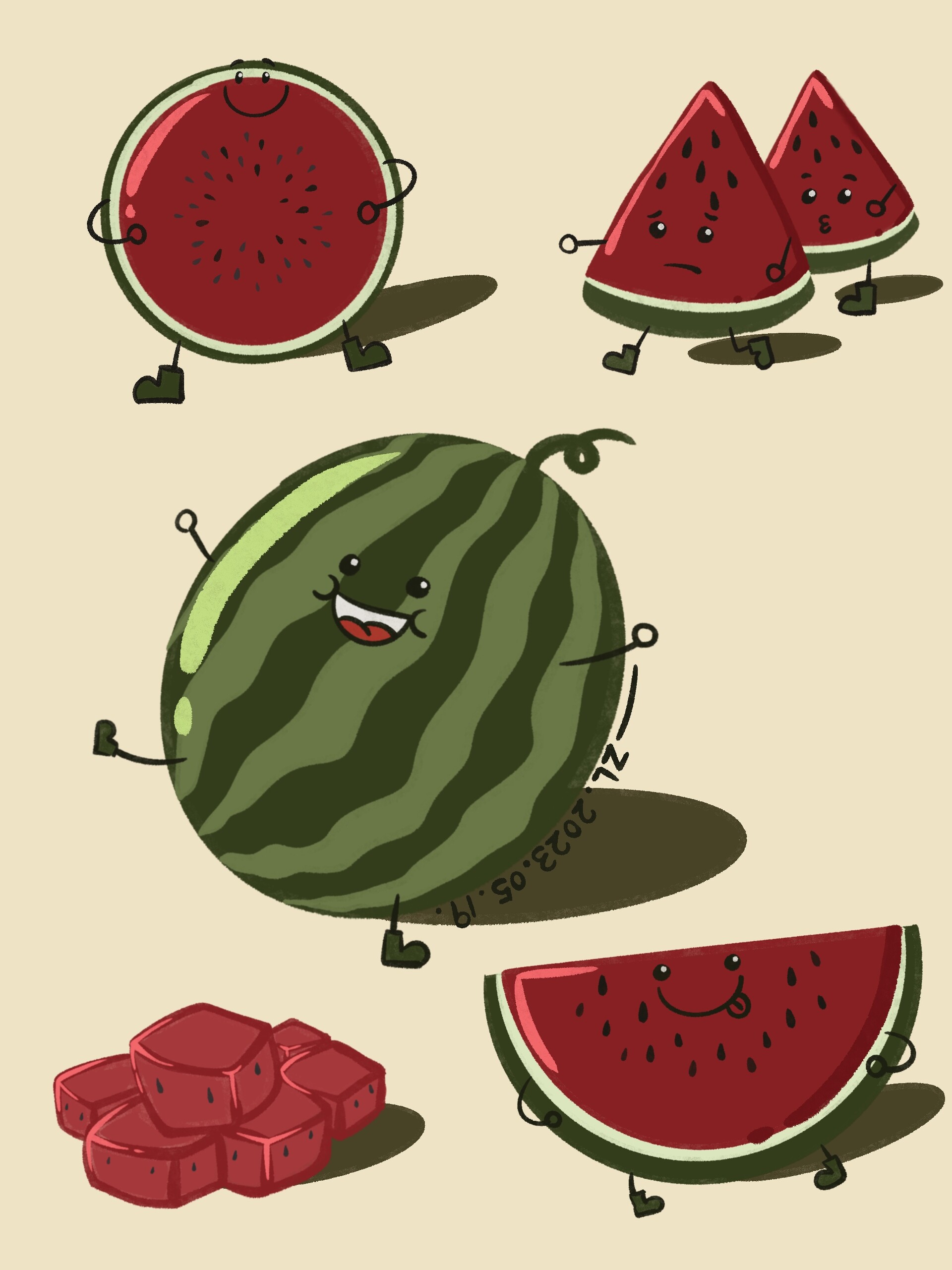 ArtStation - watermelon