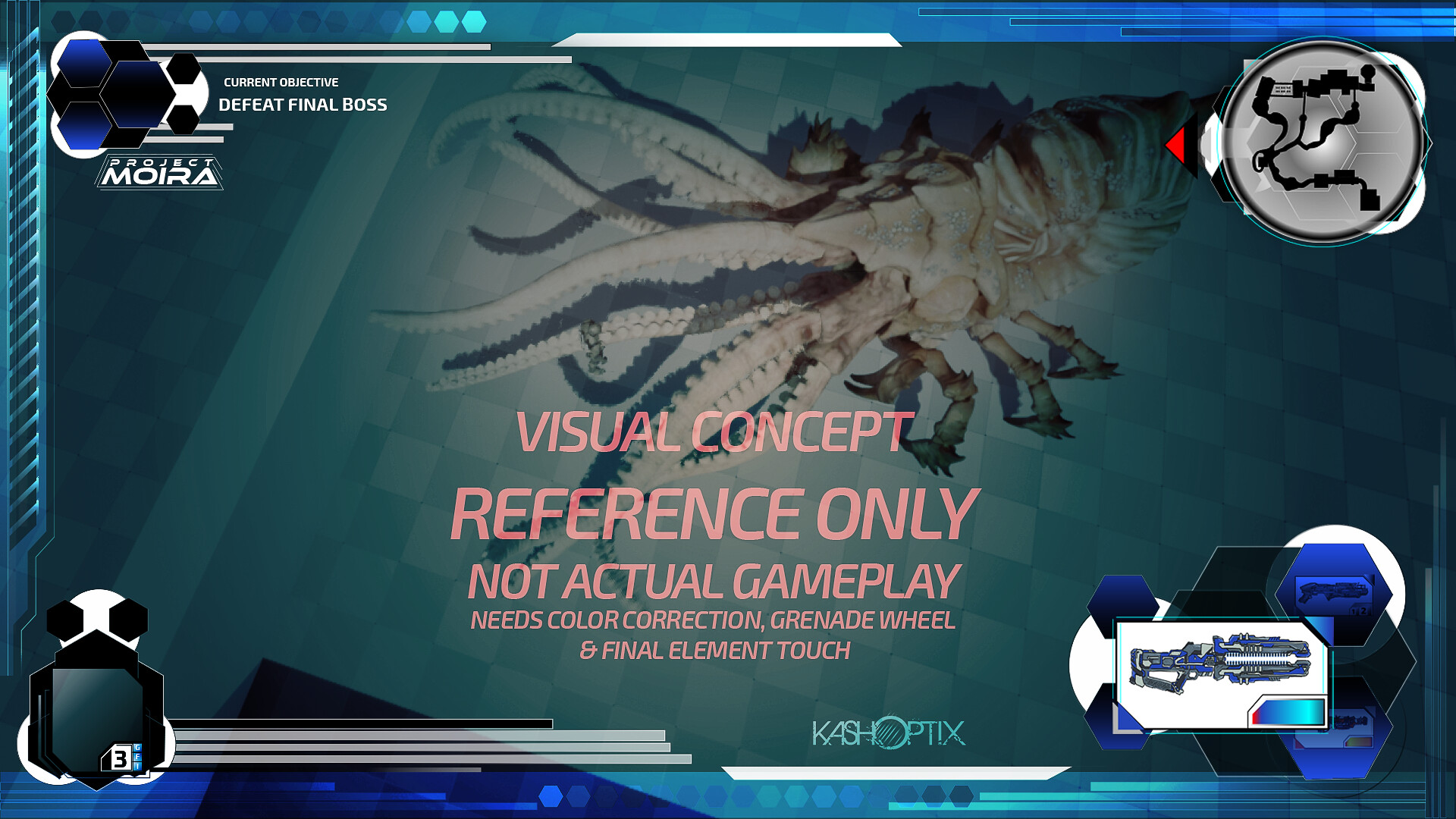 ArtStation - UI Elements - HUD, KeyBind, Pause