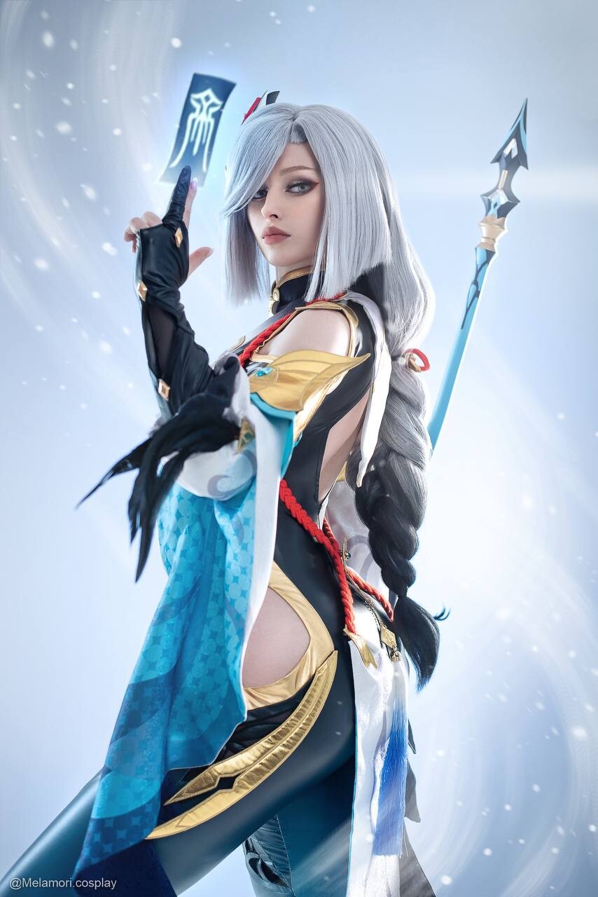 Lady Melamori Shenhe Cosplay Genshin Impact