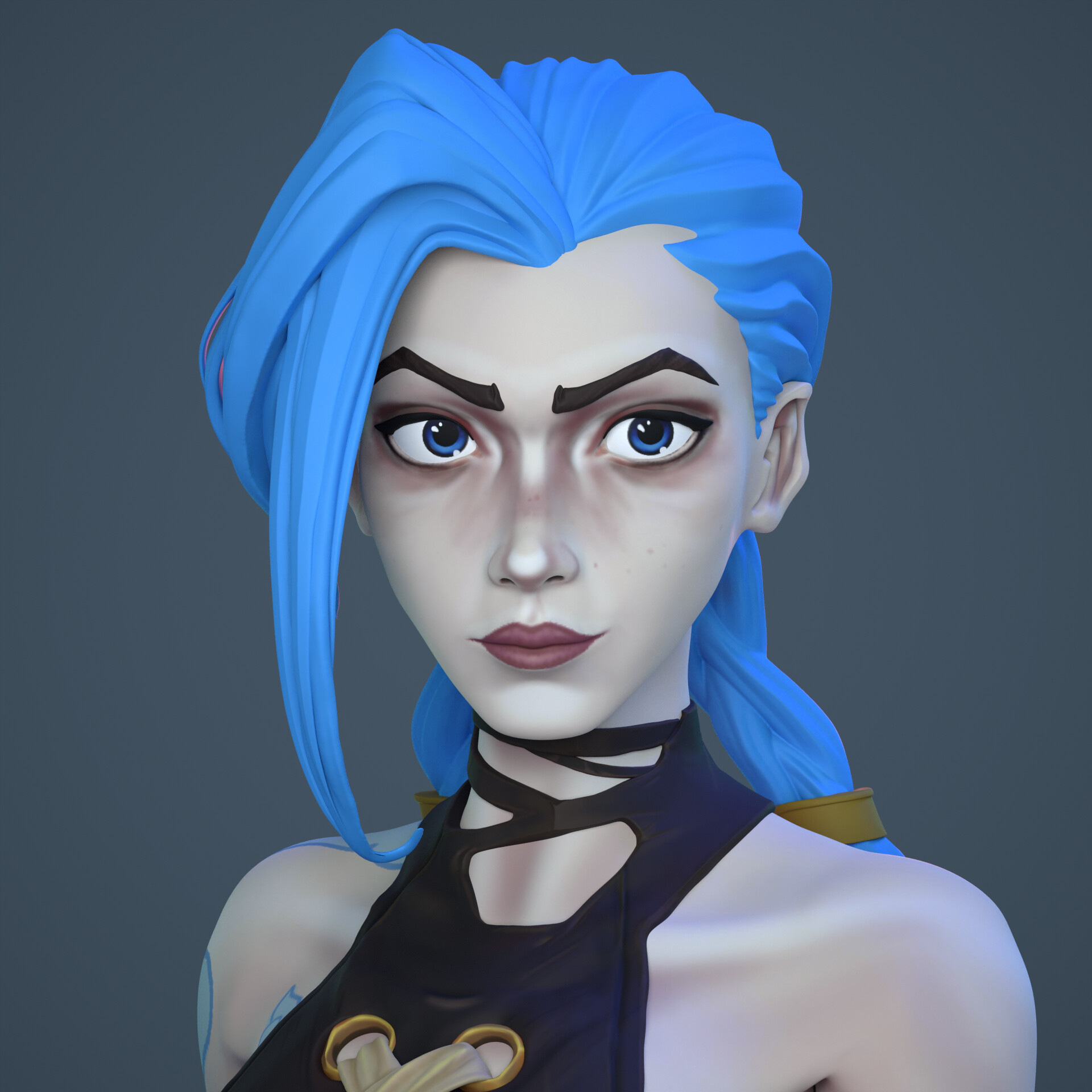 Anastasia Riney - Jinx Arcane FanArt