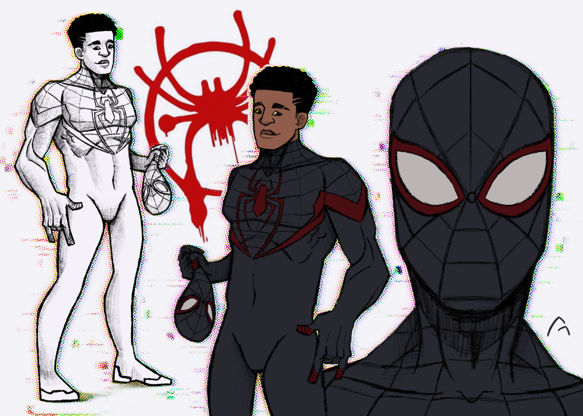 ArtStation - Where is Miles? - Fan Art