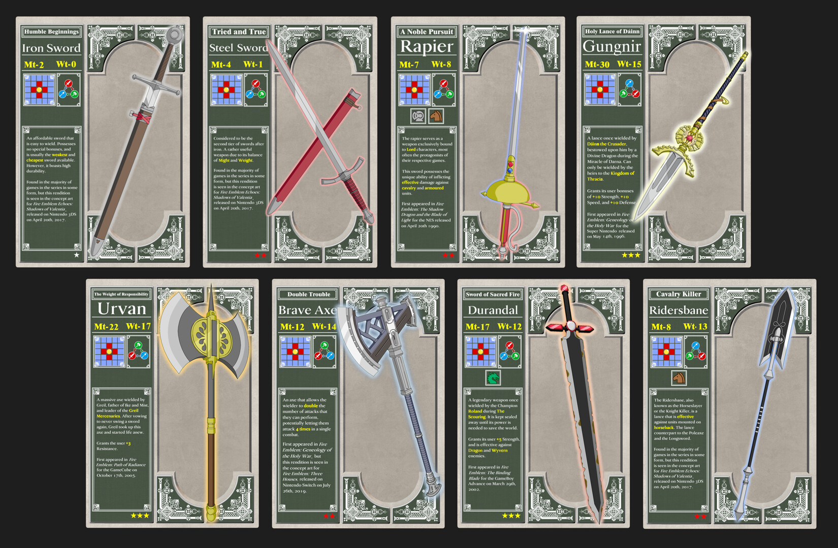ArtStation - Fire Emblem Trading Cards