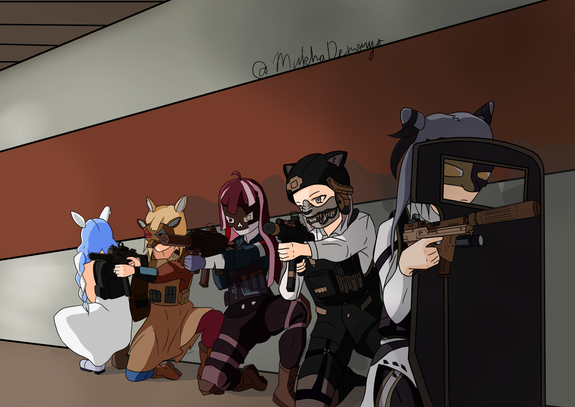 ArtStation - Hololive Tactical Stack