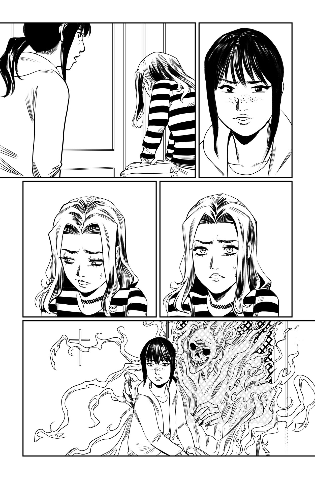 Mauricio Mora - Sequential Art Samples - Inks