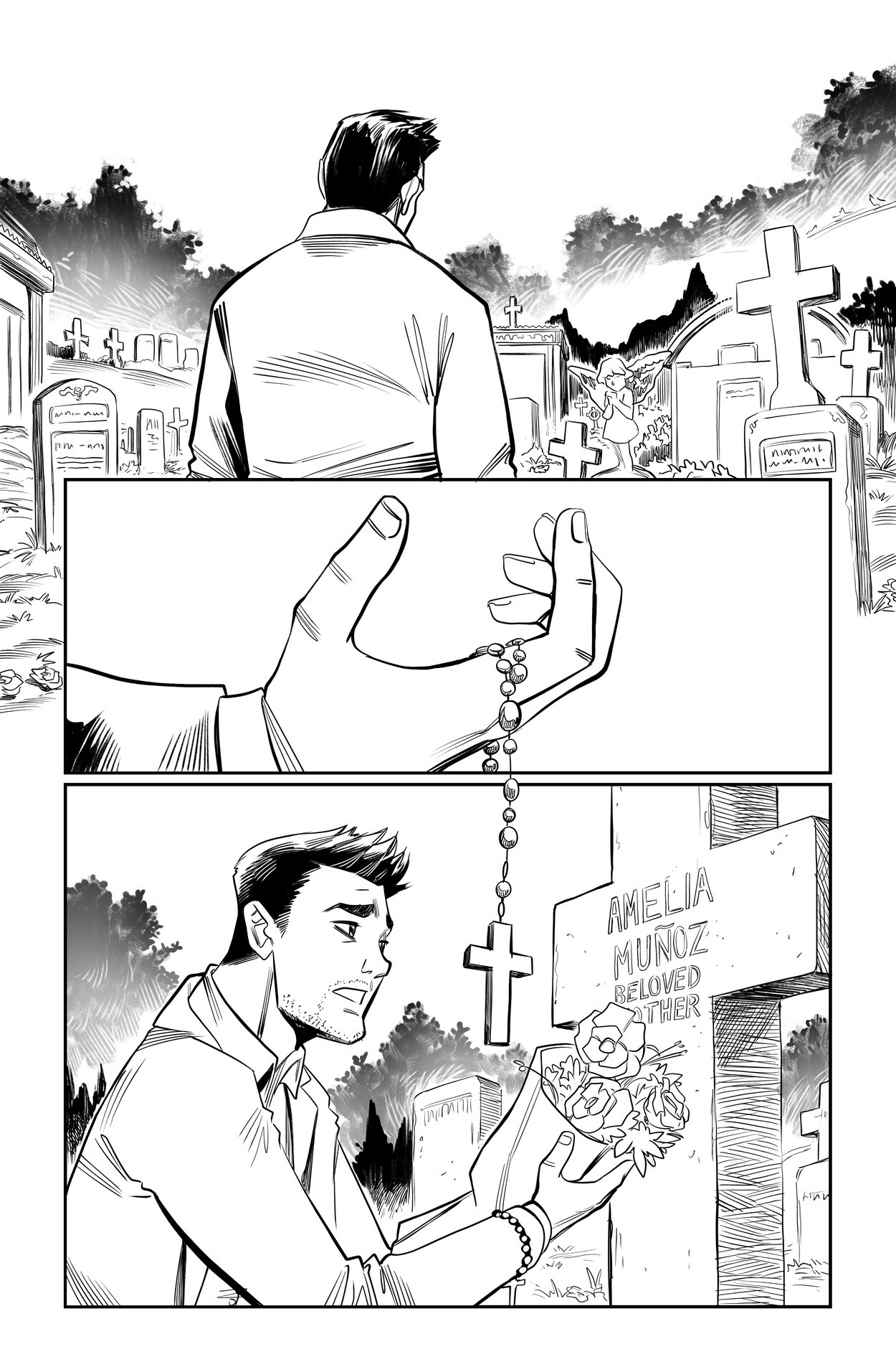 Mauricio Mora - Sequential Art Samples - Inks