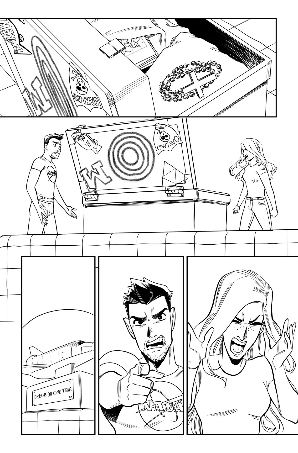 Mauricio Mora - Sequential Art Samples - Inks