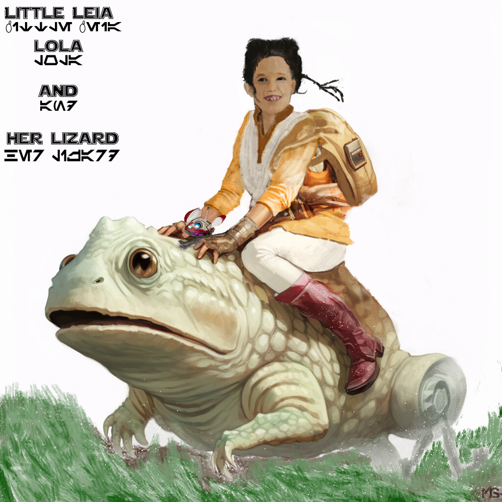 ArtStation - Star Wars - Leia Sketch
