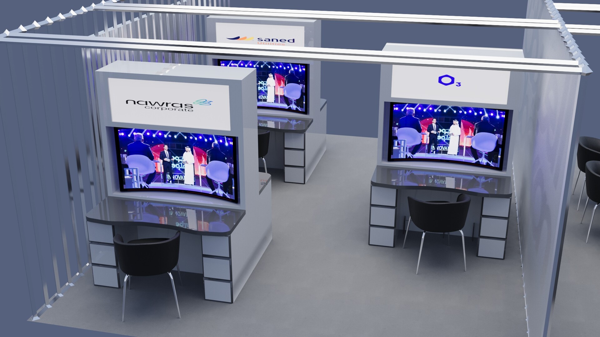 Malek Mohammed Marwan AlChebli - 3D Booth Design