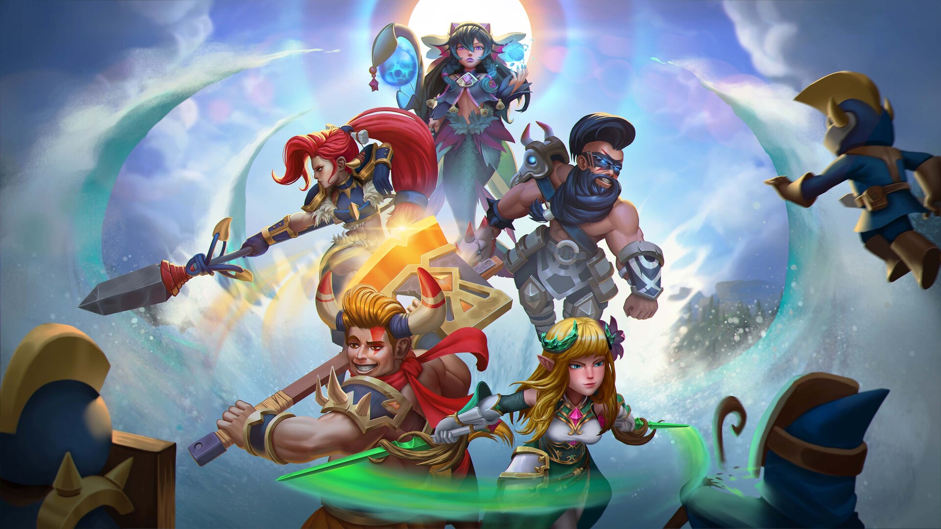 ArtStation - LOADING SCREEN Illustration - Team Combat