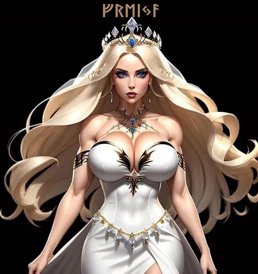 ArtStation - Goddess Freyja as queen