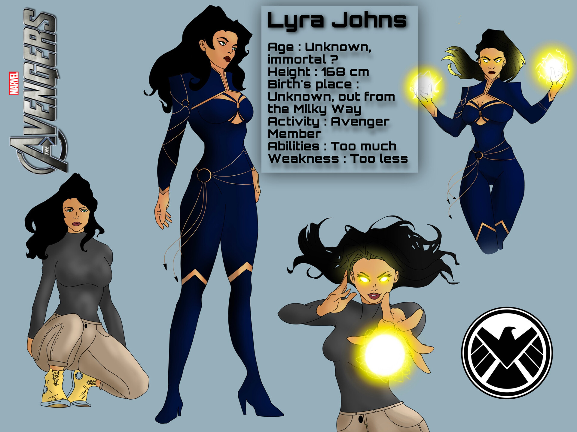 ArtStation - OC Avengers Lyra Johns