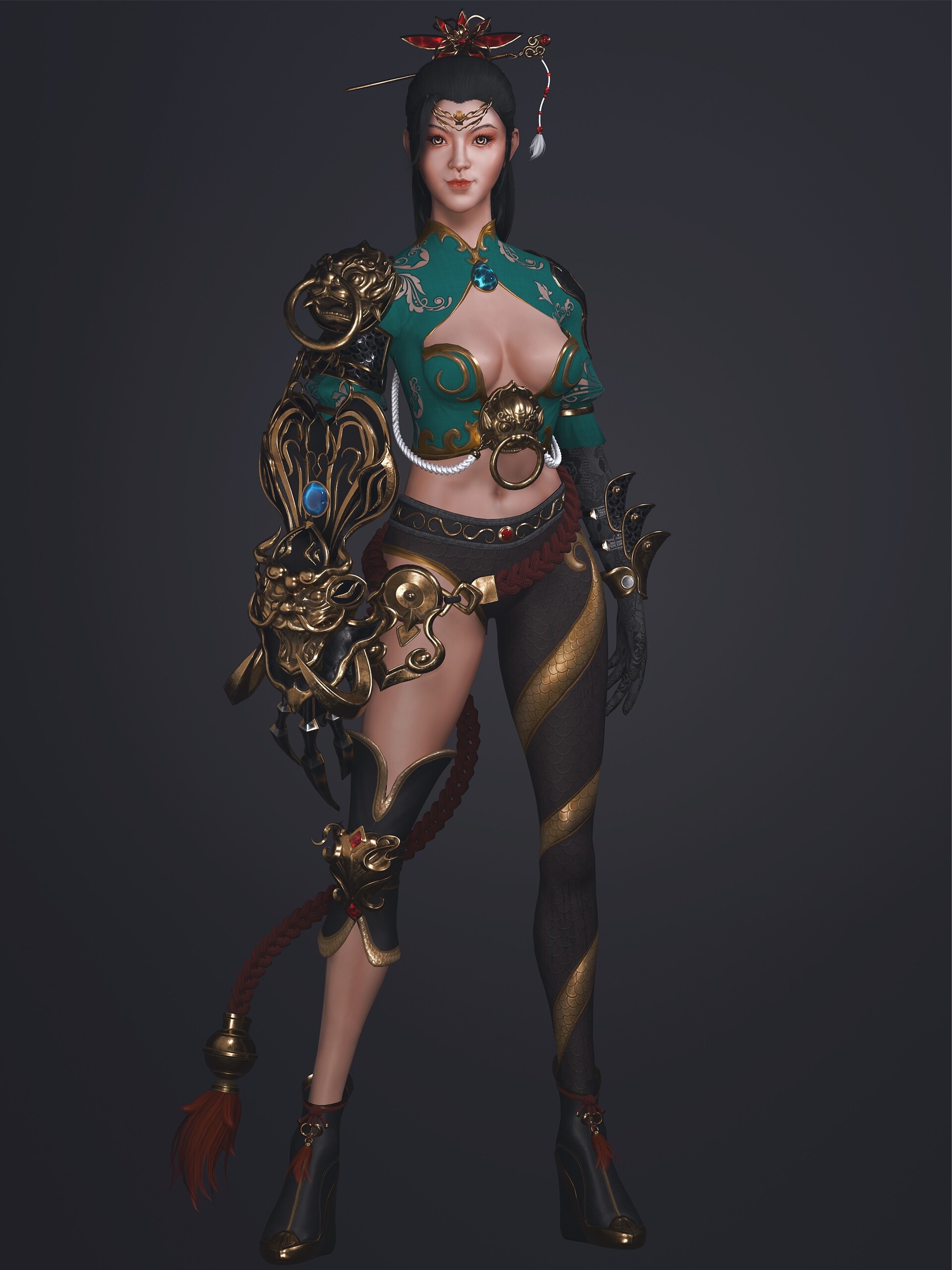 ArtStation - Chinese girl