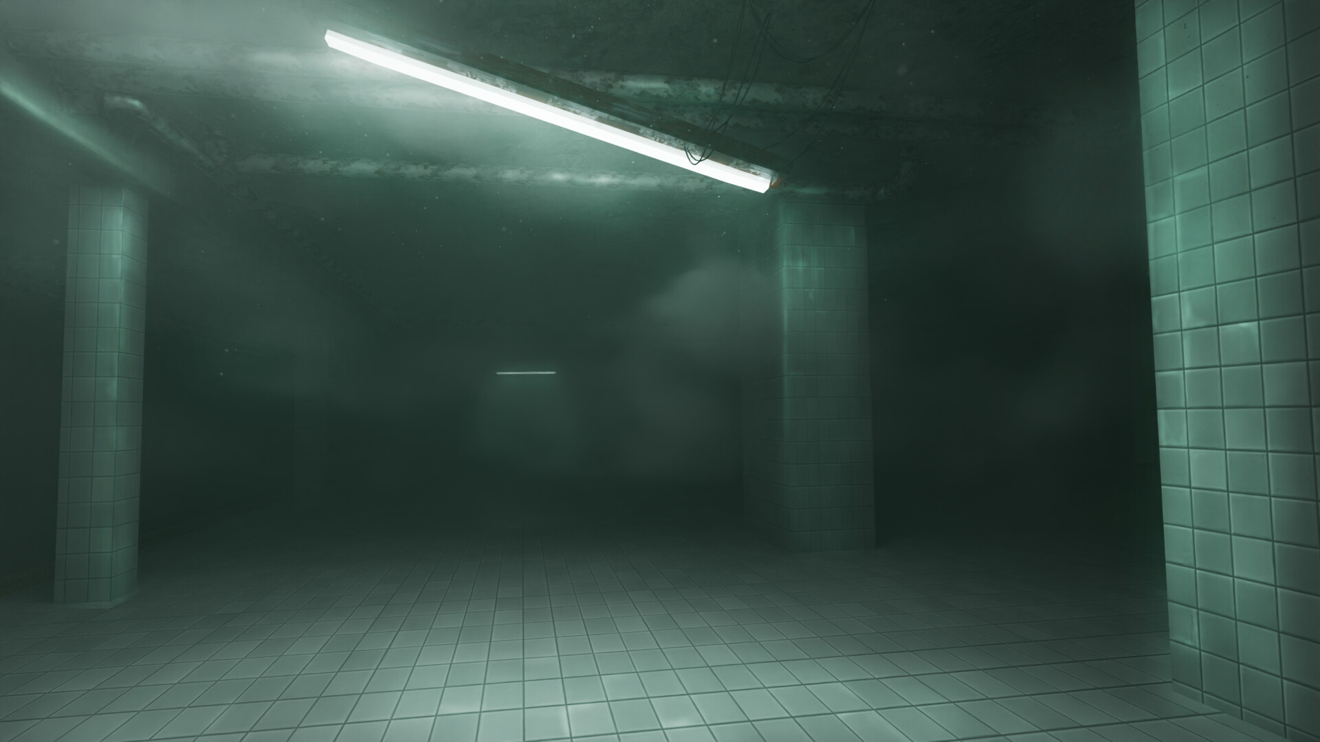 ArtStation - Metro - horror environment