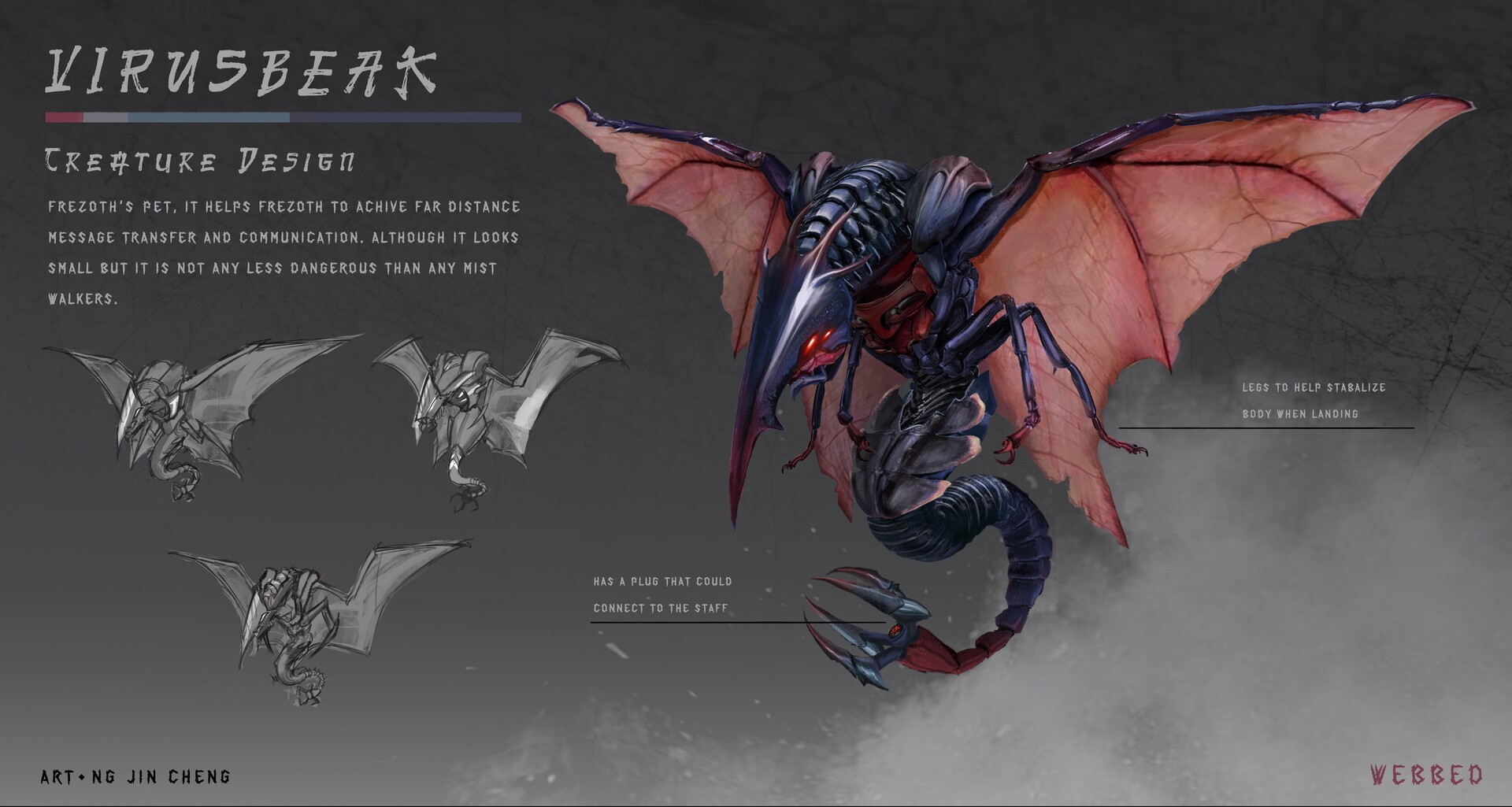 Ng Jin Cheng - WEBBED- Virusbeak