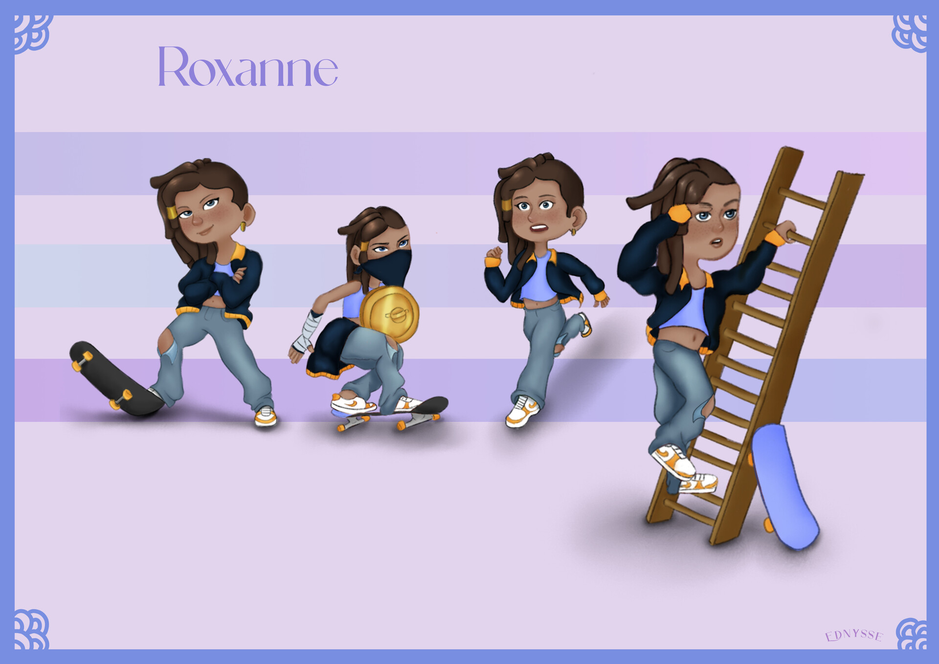 ArtStation - Roxanne, fictional project of an animated film