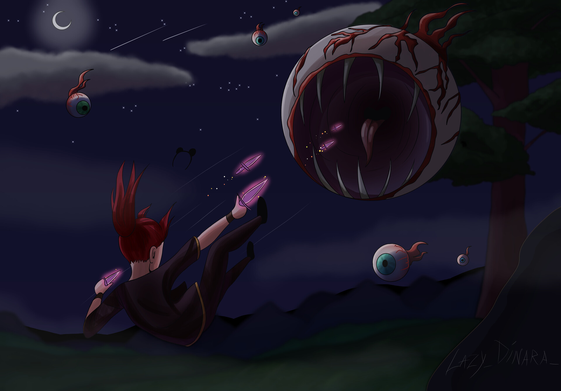 ArtStation - eye of Cthulhu (Terraria)