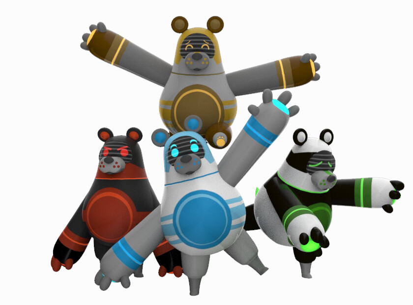 ArtStation - Homie Robo-Animals