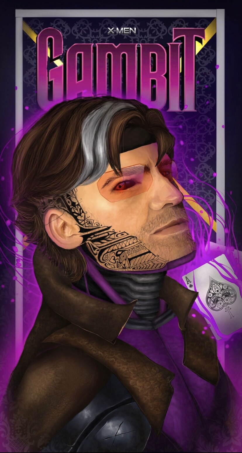 ArtStation - gambit redesign concept art