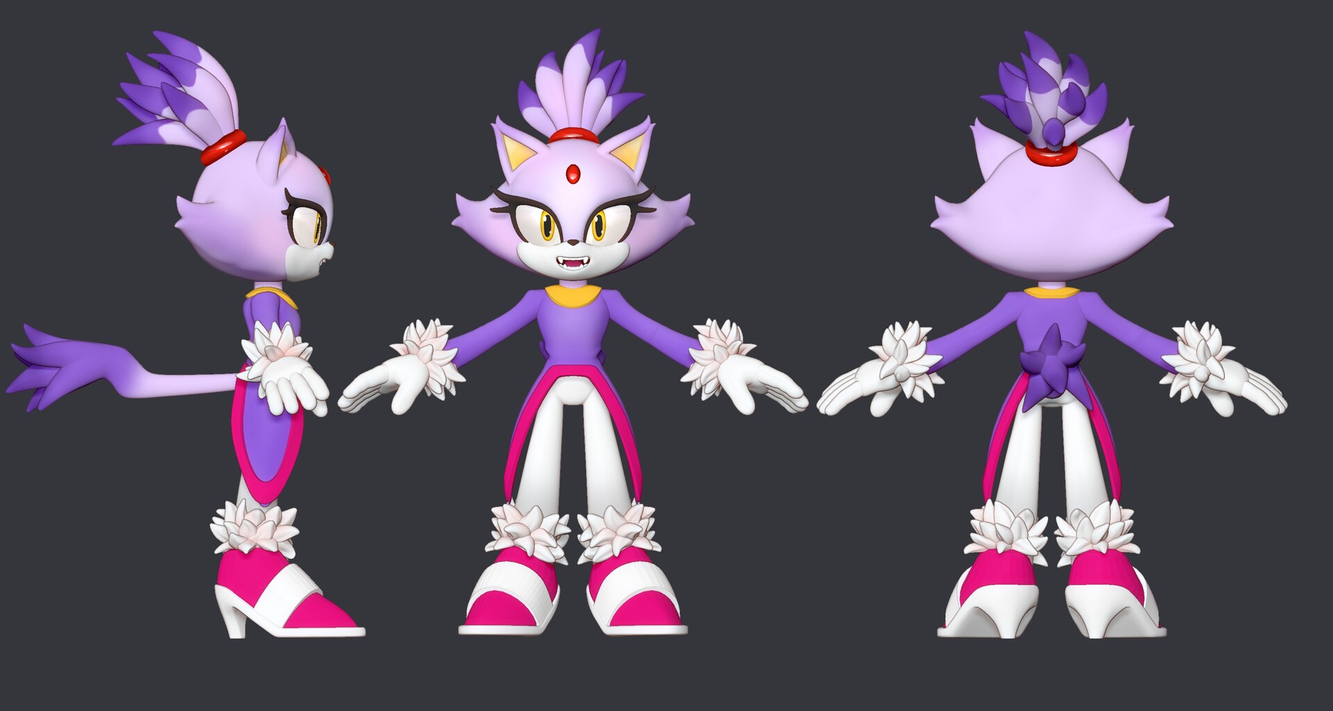 Sonic Boom Blaze The Cat