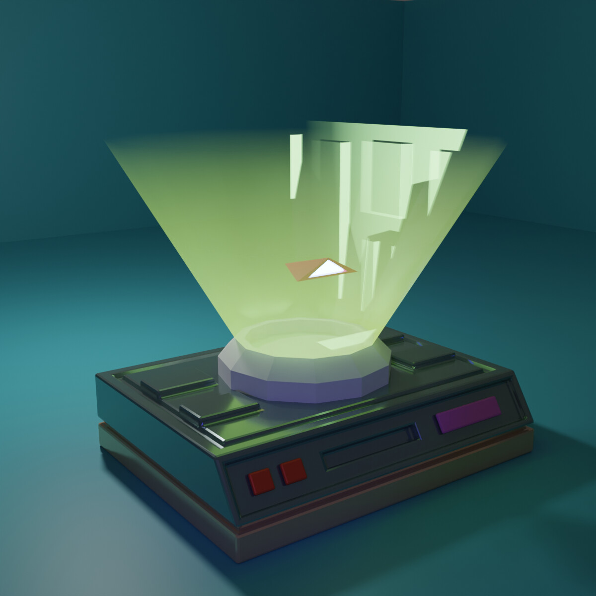 ArtStation - Holographic Security Console